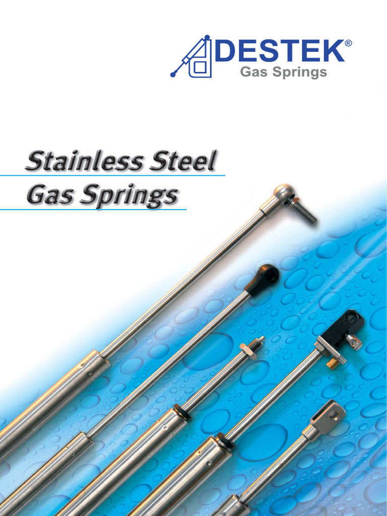 Destek Gas Springs: Global Leader in Quality | PDF | Stainless Steel | Gases
