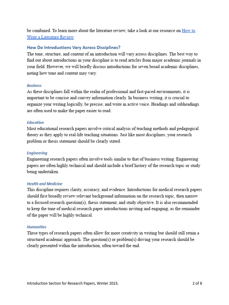 Introduction of Research Papers 02 | PDF | Social Sciences | Science
