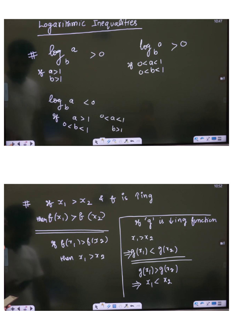 Logarithmic Inequalities - Questions Solving - JEE Mains - JEE Advance ...