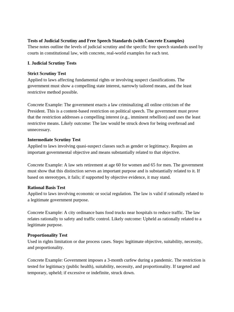 Bill of Rights in General | PDF | Suspect Classification | Search And ...
