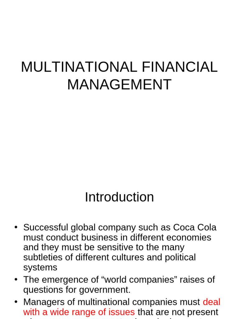 16multinational Financial Management | PDF | Exchange Rate | Currency