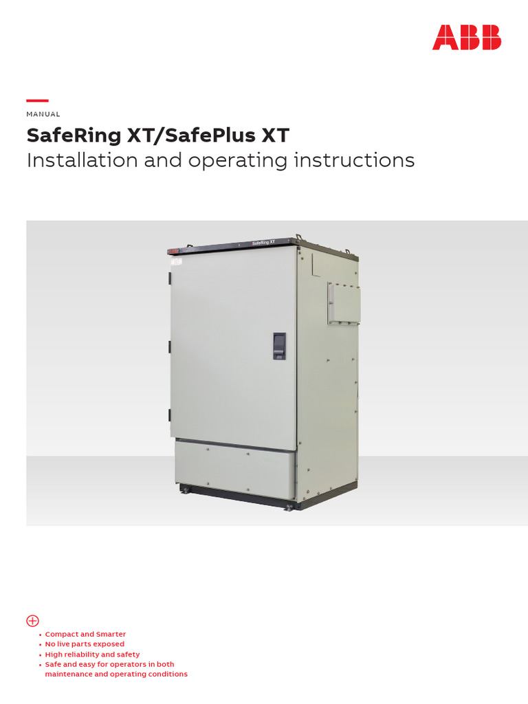 Manual - 2REA063296 - OIM - SafeRing XT - SafePlus XT - V3 (Jan 09 ...