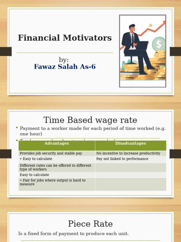 Financial Motivators | PDF