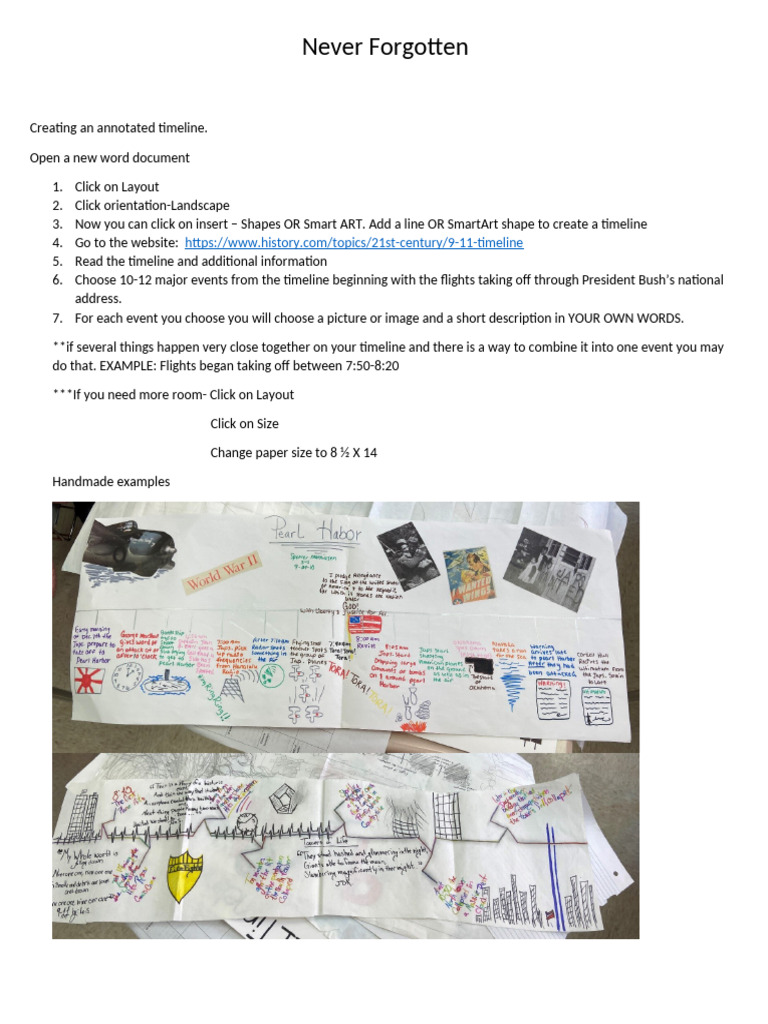 Creating an Annotated Timeline Guide | PDF