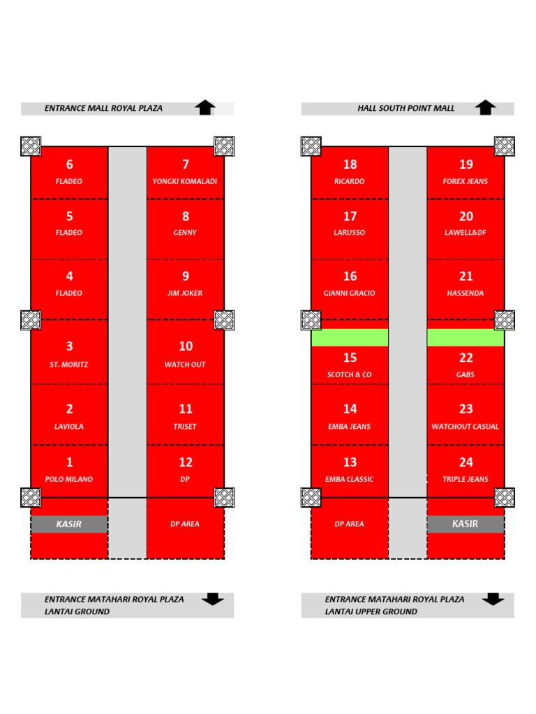 Layout Bazaar Entrance Lt. G & Ug (Existing) | PDF