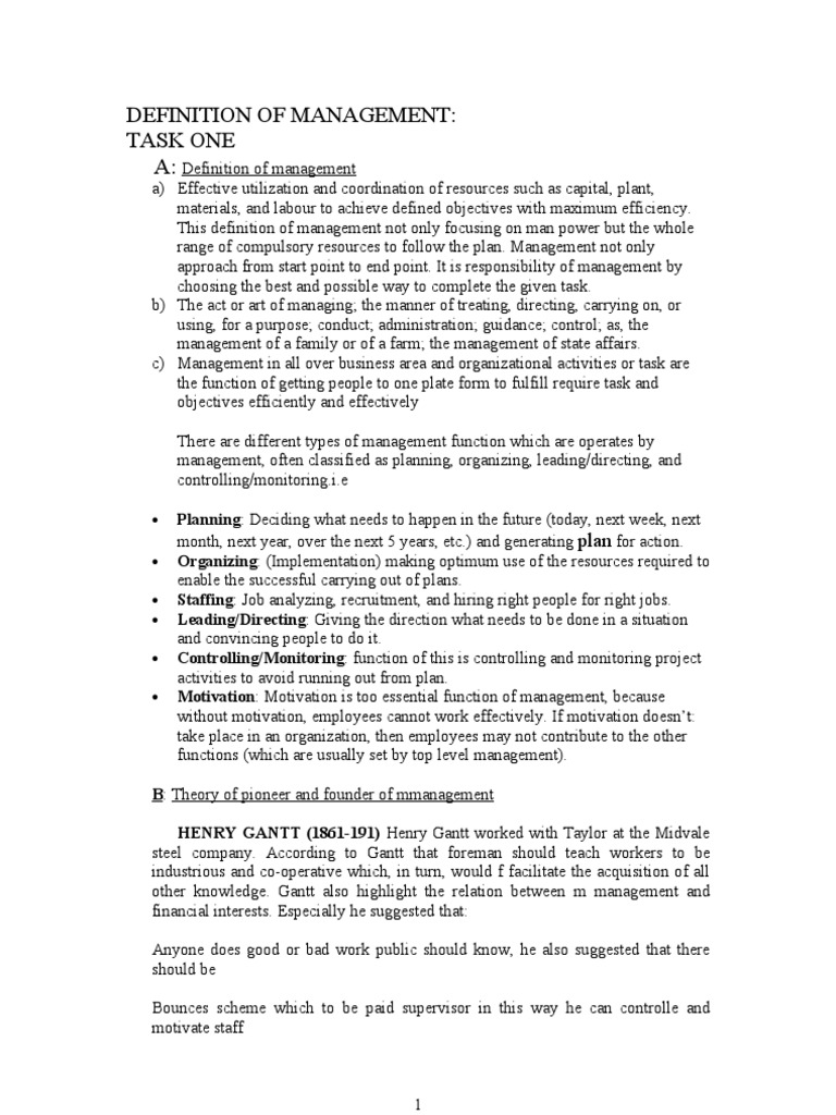 Management Principles and Application | PDF | Strategic Management | Goal