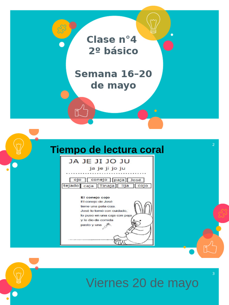 Lenguaje Clase N°4 Semana N°11 Desde 16-20 de Mayo | PDF