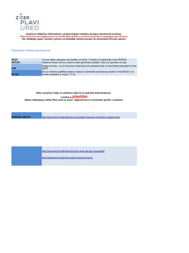 Izrada Racuna Pausal Eur Vise Stavaka 2022 | PDF