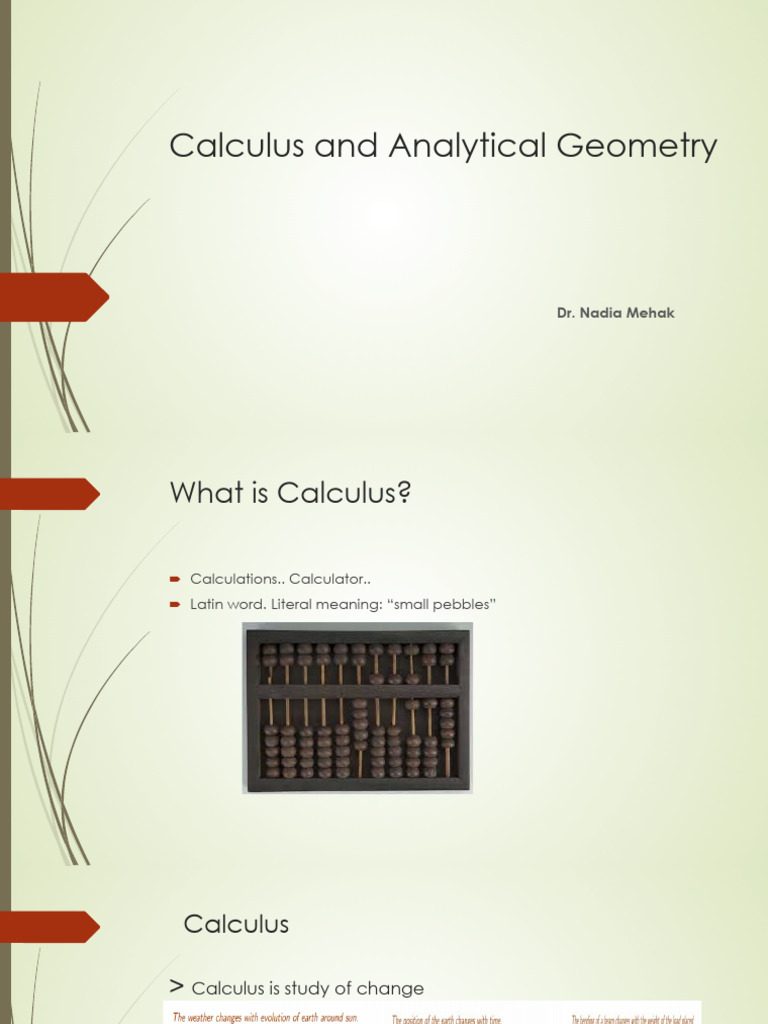 Lect One CAG 2025 | PDF | Inequality (Mathematics) | Numbers