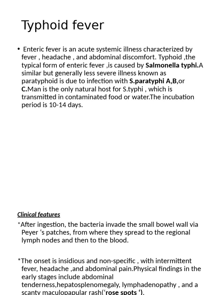BN Typhoid Fever and Cholera-1 | PDF | Cholera | Medicine