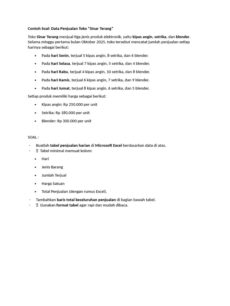 Contoh Soal 4 | PDF