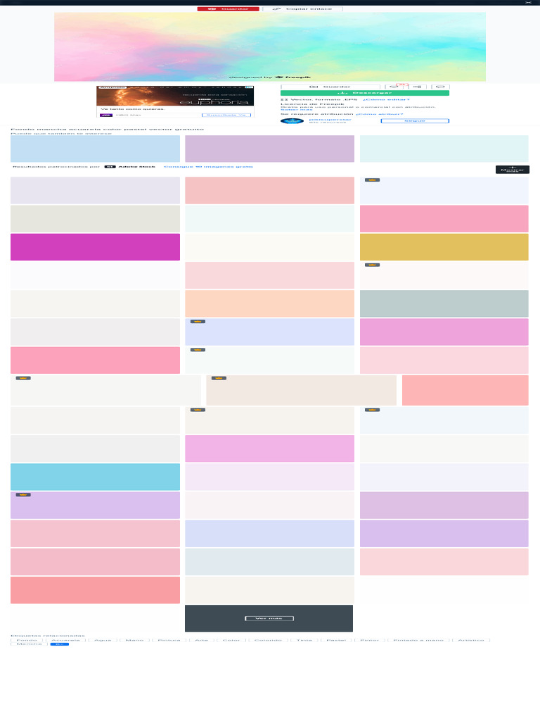 Fondo Acuarela Color Pastel Gratis | PDF | Pintura con acuarelas | Pinturas