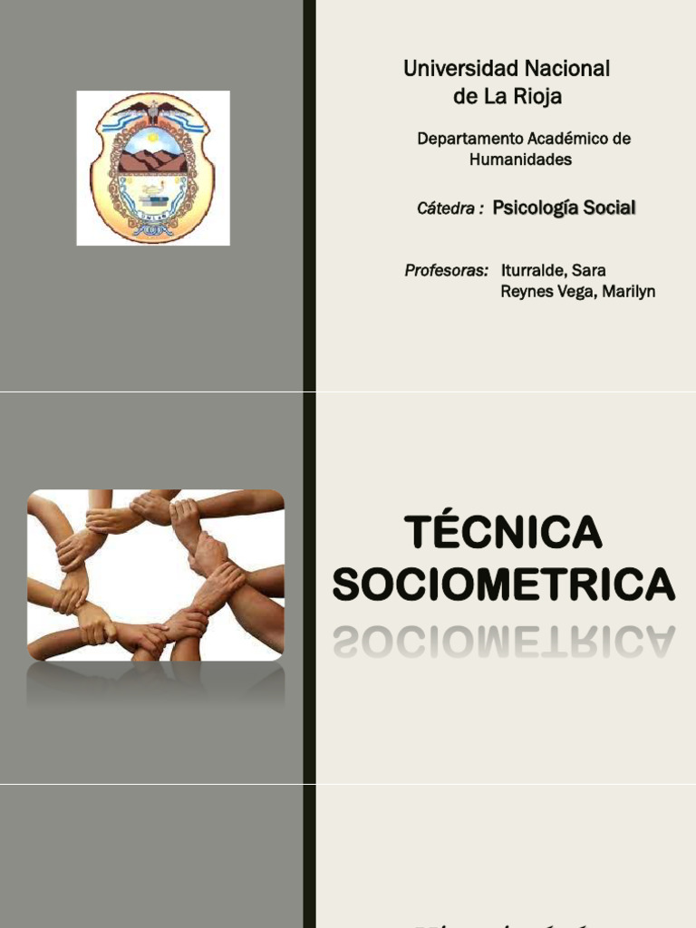 Test Sociométrico Presentacion 1 | PDF