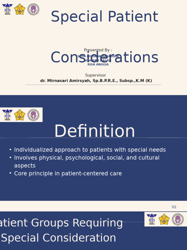 Special Patient Considerations | PDF | Shock (Circulatory) | Geriatrics