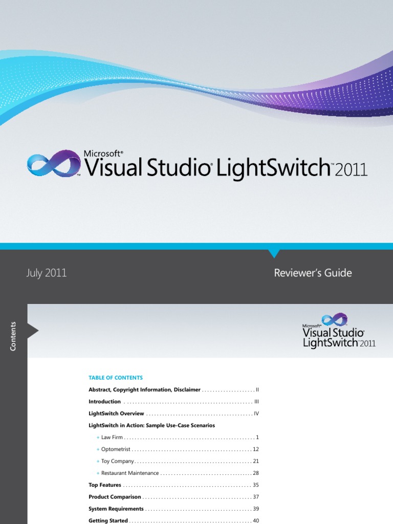 Beginners Guide To Visual Studio Lightswitch – WXSPZZ