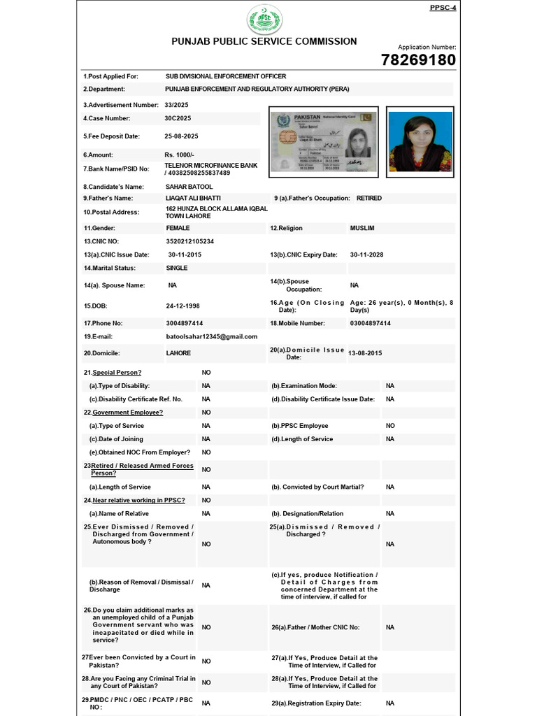 Sub Divisional Enforcement Officer | PDF