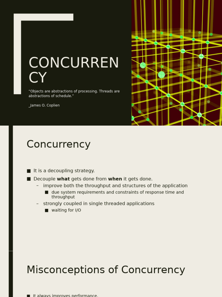 XX. Clean Code - Concurrency | PDF | Thread (Computing) | Concurrent Computing
