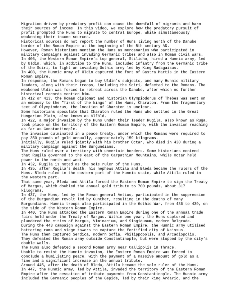 (English (United Kingdom) ) The Migration Period, Part 6 - Hunnic ...