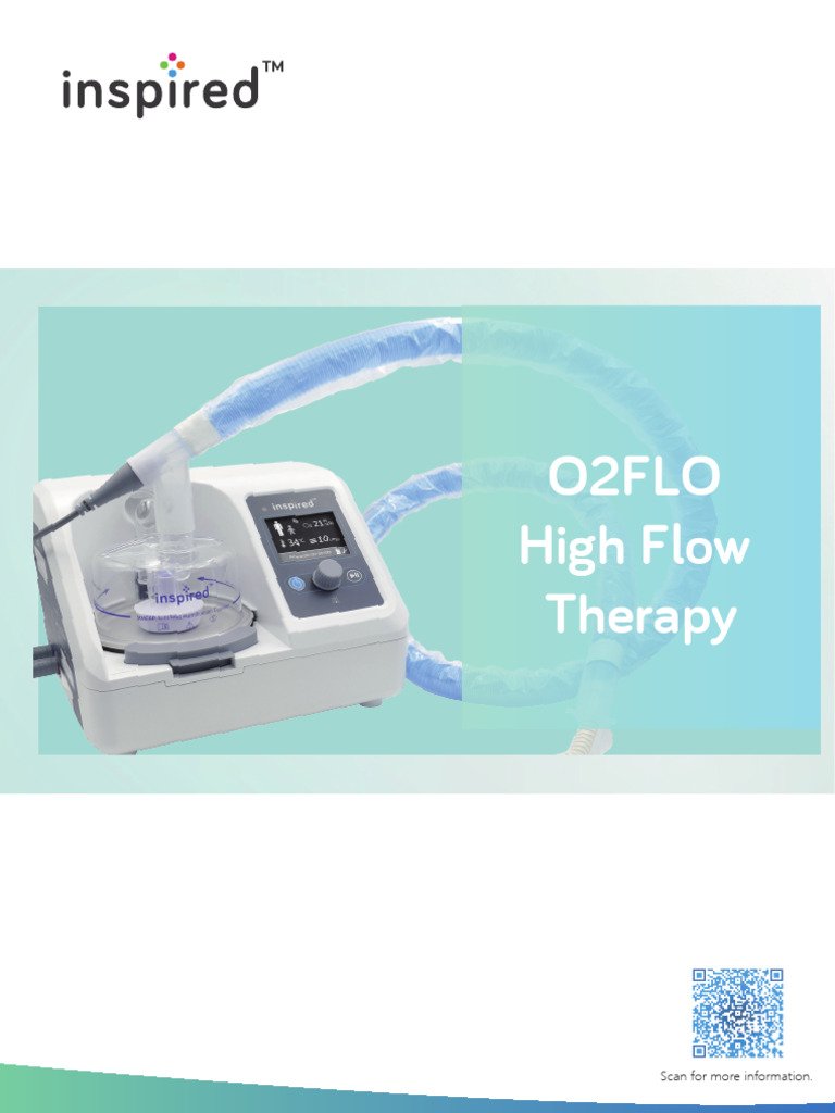 O2FLO High Flow Oxygen Therapy System | PDF | Pulmonology | Respiration