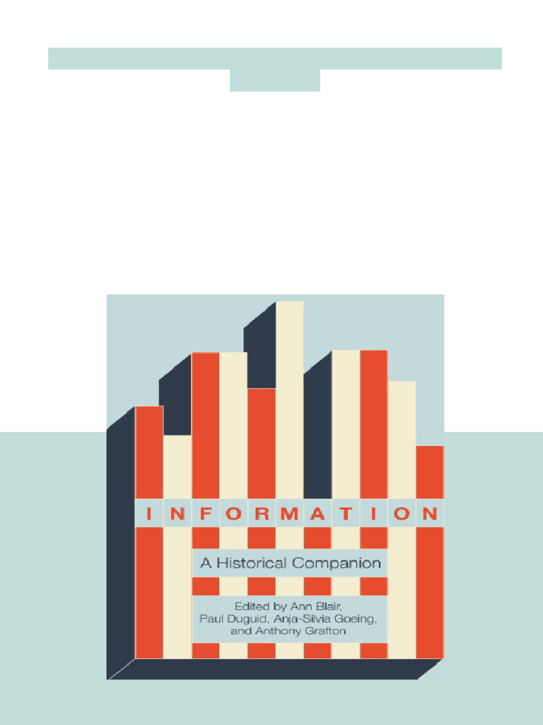 Information: A Historical Companion Ann Blair Full | PDF | Information ...