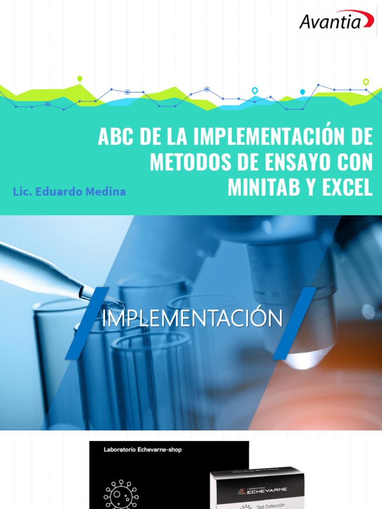 Métodos de Ensayo con Minitab y Excel | PDF | Análisis de variación ...