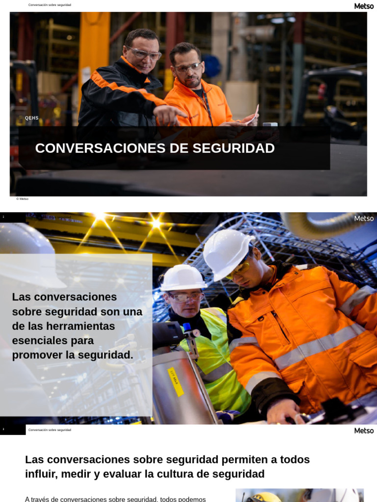 Safety Conversation | PDF | Conceptos psicologicos | Sicología