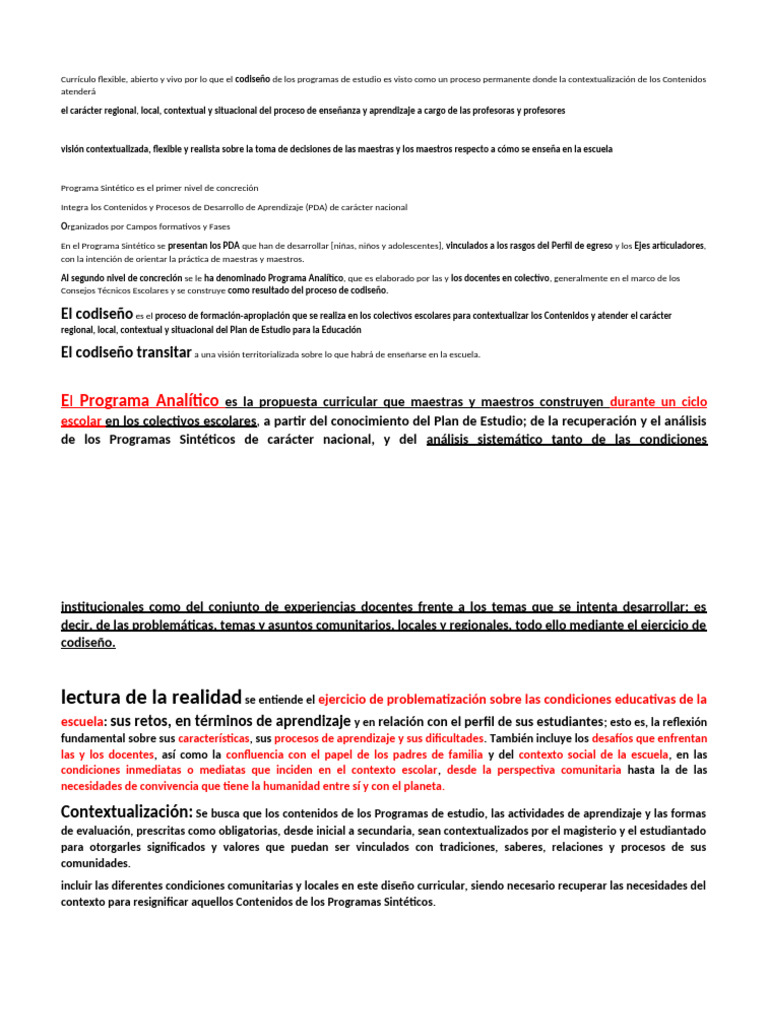 Diseño de Currículo Flexible y Contextualizado | PDF | Evaluación ...