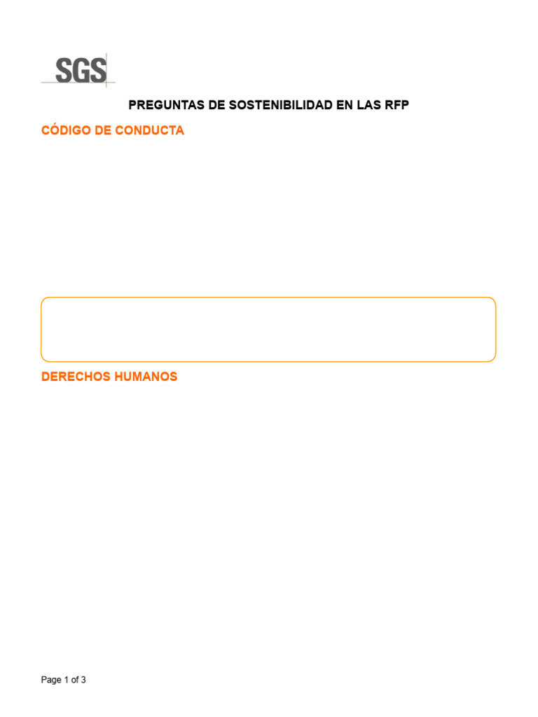 Chile - Sustainability Criteria Questions | PDF