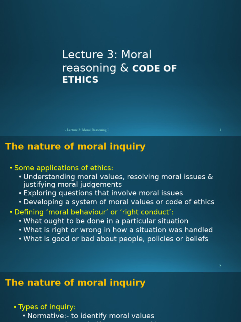 Moral Reasoning and Ethics in Engineering | PDF | Virtue | Morality