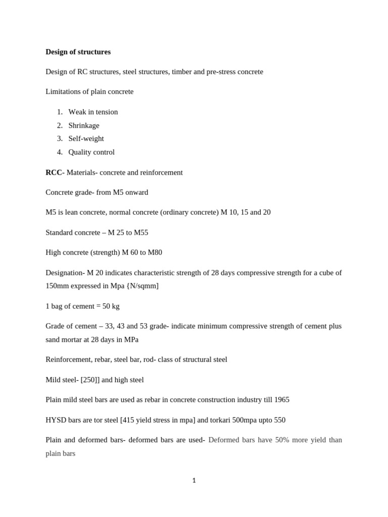 Design of Structures | PDF | Beam (Structure) | Strength Of Materials