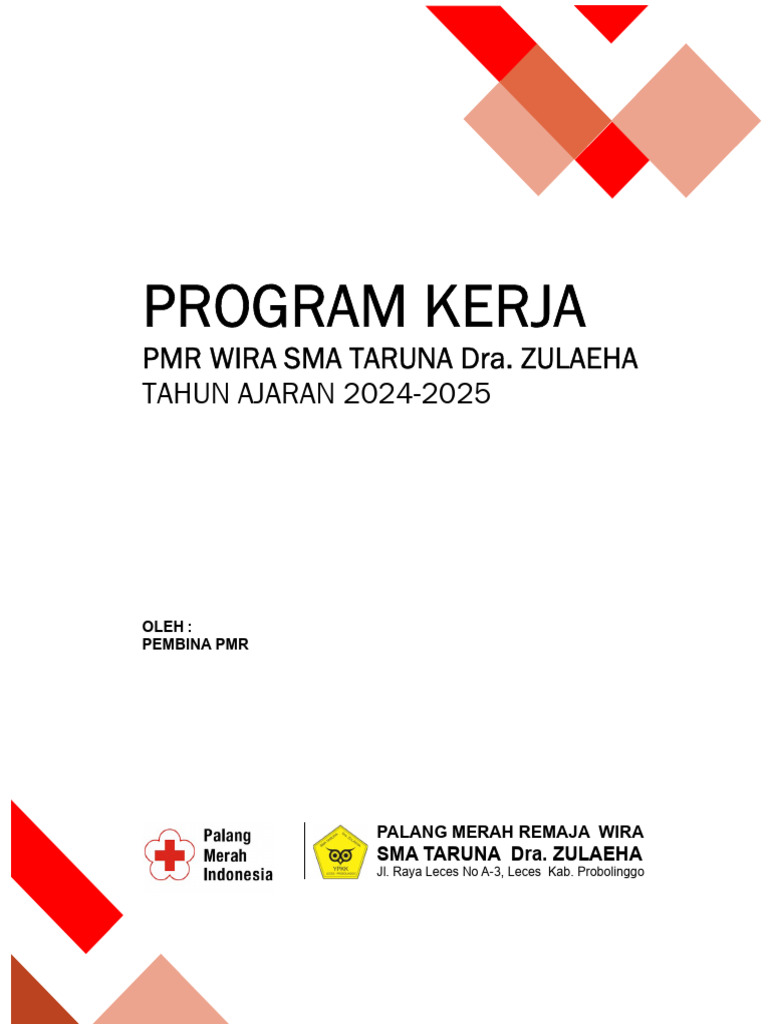 Proker PMR Wira SMA Taruna 24-25 | PDF