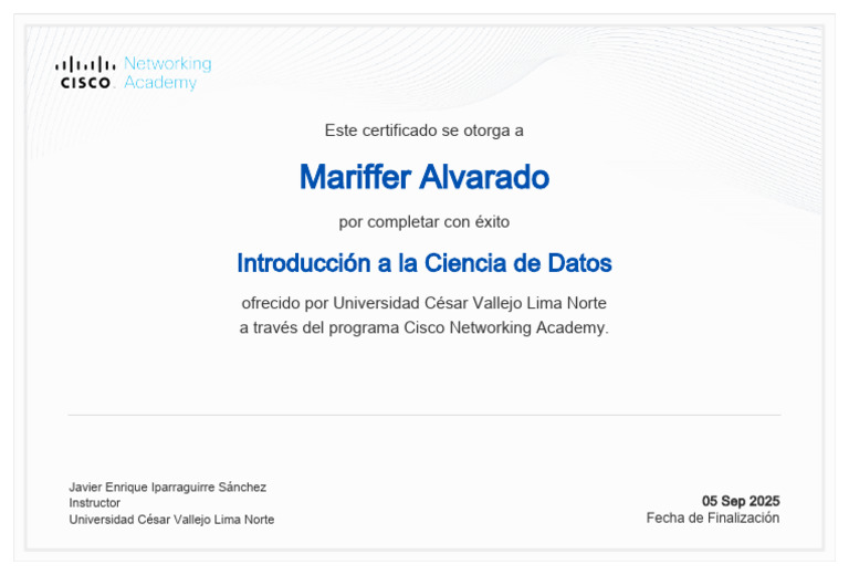 Introduction to Data Science Certificate Alvaradoainnara Gmail Com ...