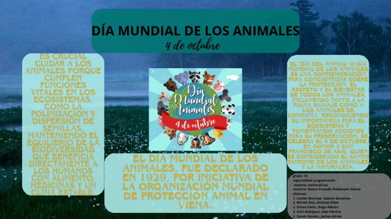 Día Mundial de Los Animales - 20251005 - 143449 - 0000 | PDF