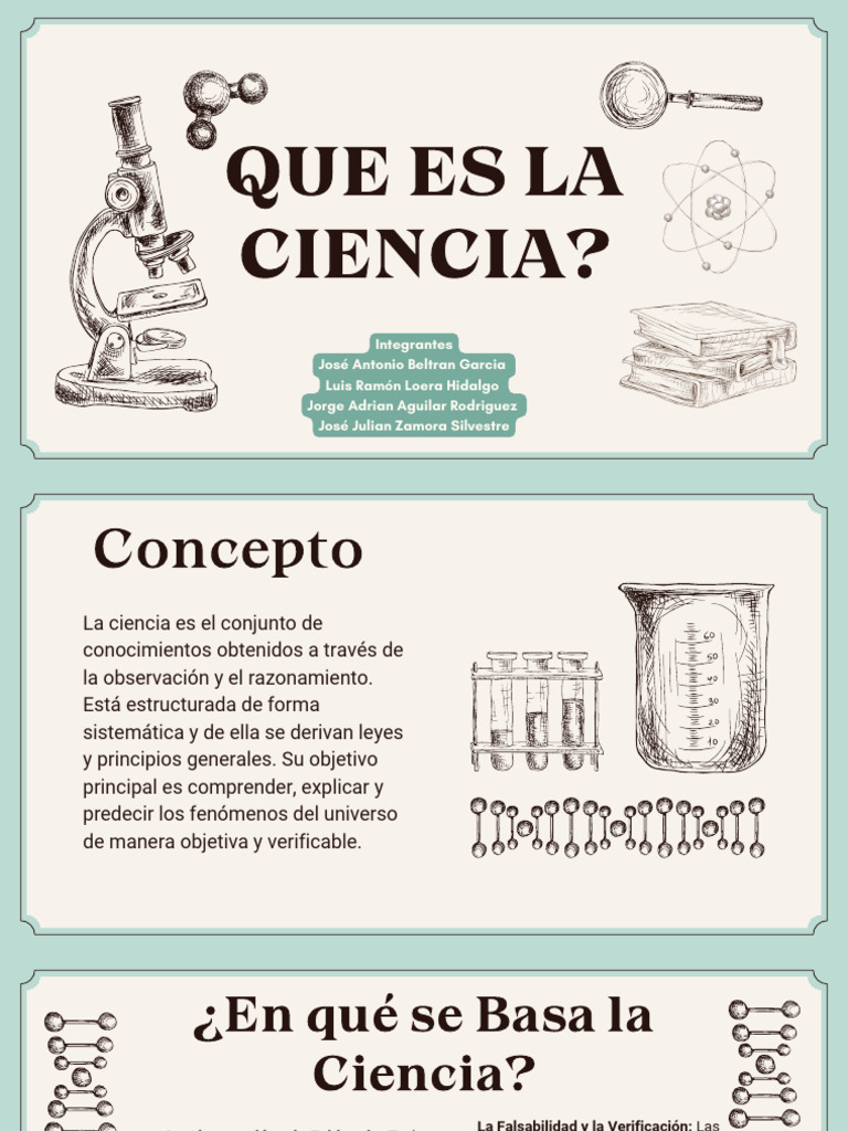 Presentacion Que Es La Ciencia | PDF | Método científico | Hipótesis