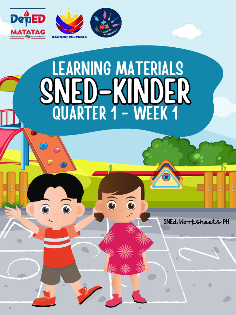 SNED-KINDER Quarter 1 Week 1 Activities | PDF | Artistic Techniques ...