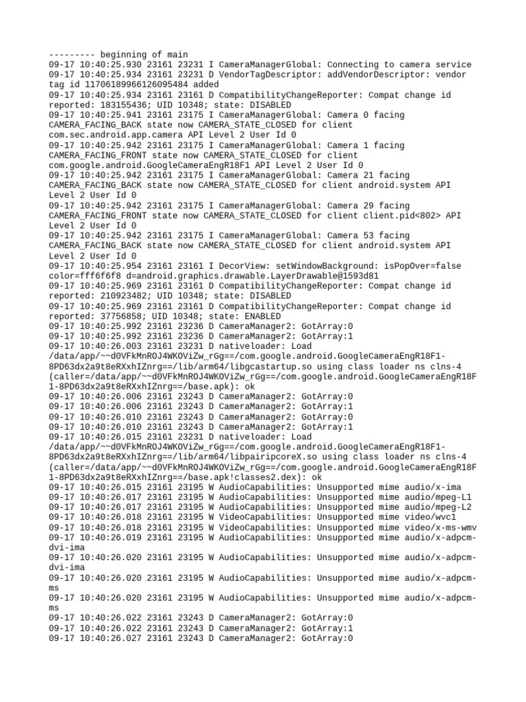 Log Cat 1758098425807 | PDF | Operating System Technology | System Software