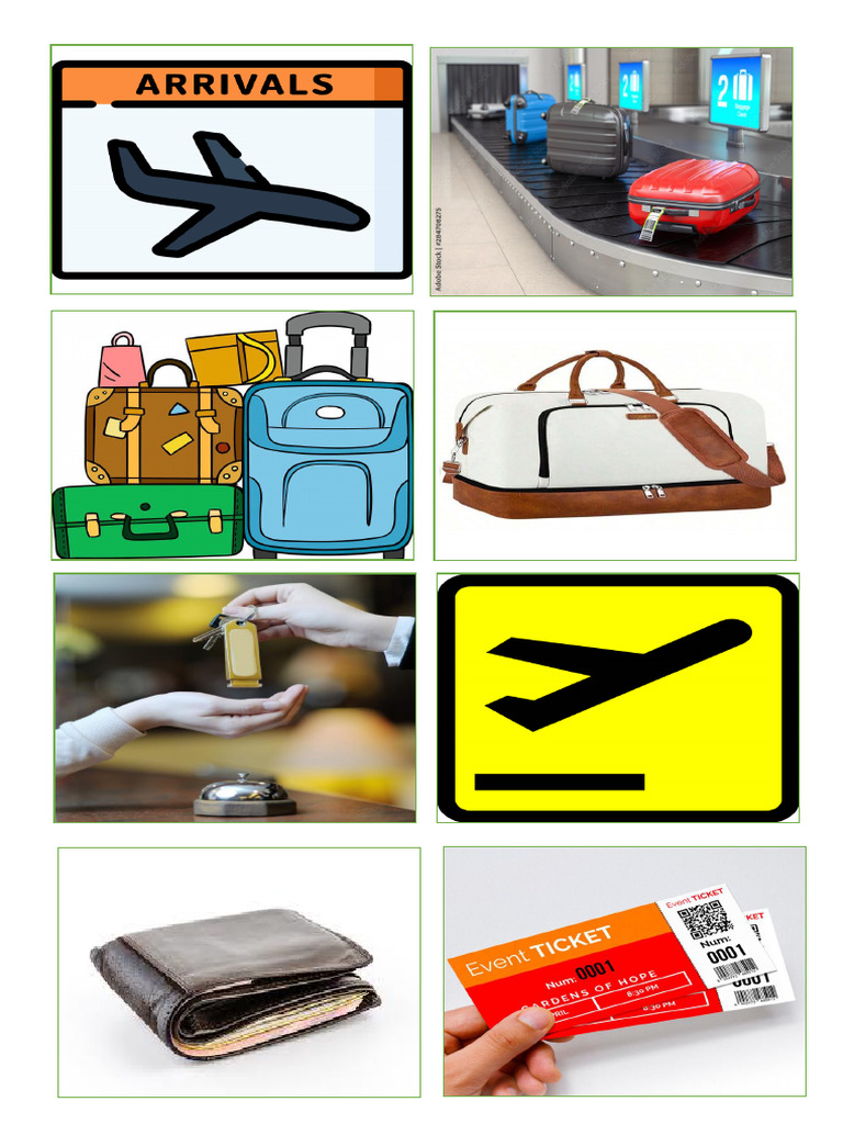 Airplane Travels Flashcards | PDF