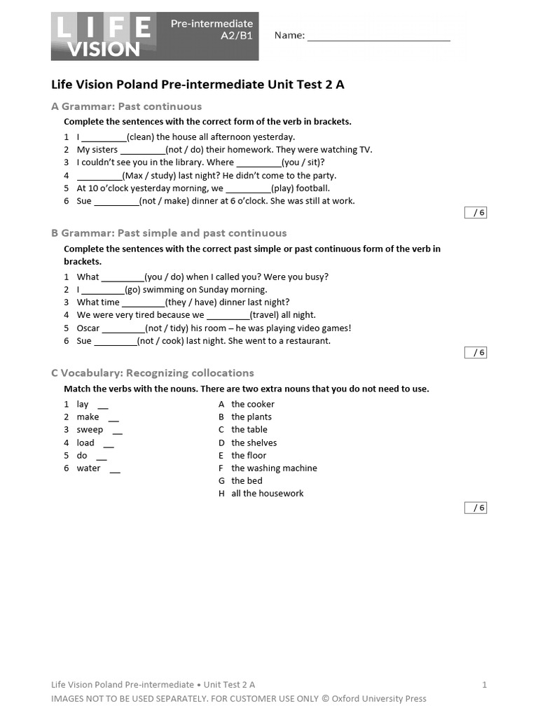 Lif Vis Pol Preint Unit 2a | PDF