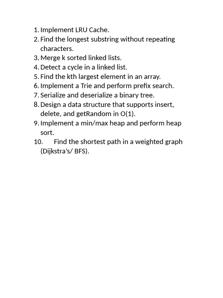 Google Interview - Data Structures & Algorithms | PDF