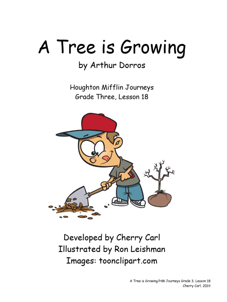 A Tree is Growing: Grade 3 Lesson 18 | PDF | Trees | Branches Of Botany