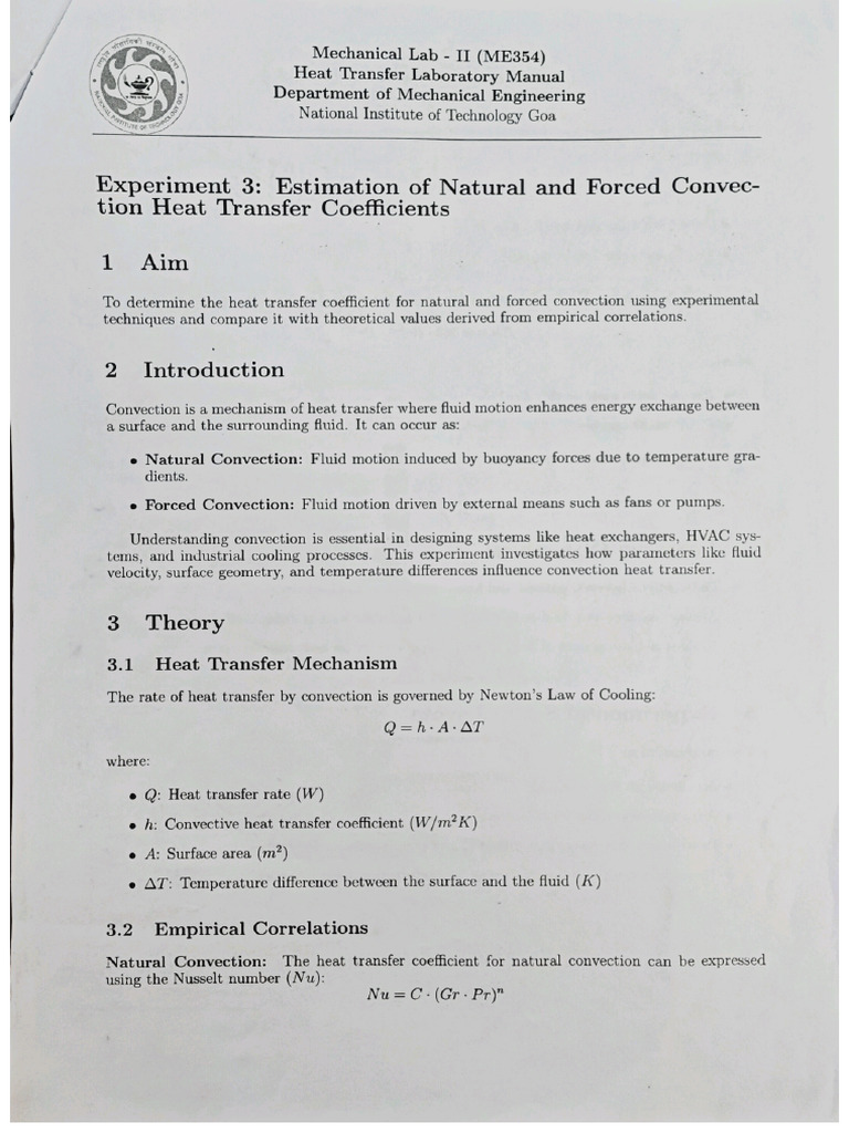 Natural and Forced Convection | PDF