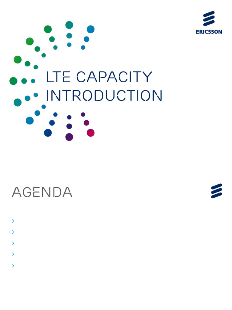 LTE Capacity Introduction | PDF | Quality Of Service | Lte (Telecommunication)
