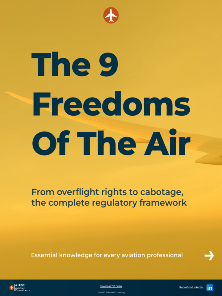 Understanding the 9 Freedoms of Air | PDF | Aviation | Transport