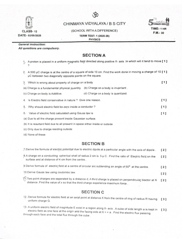 CV Phy Questions | PDF