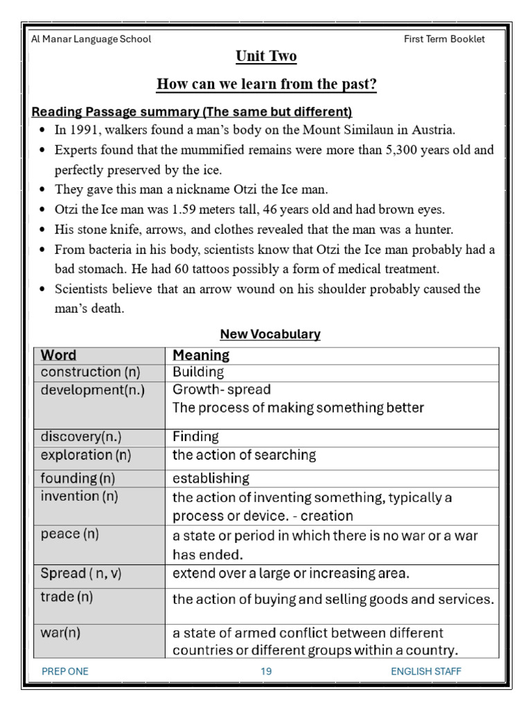 Unit 2 Model Answers - Removed | PDF