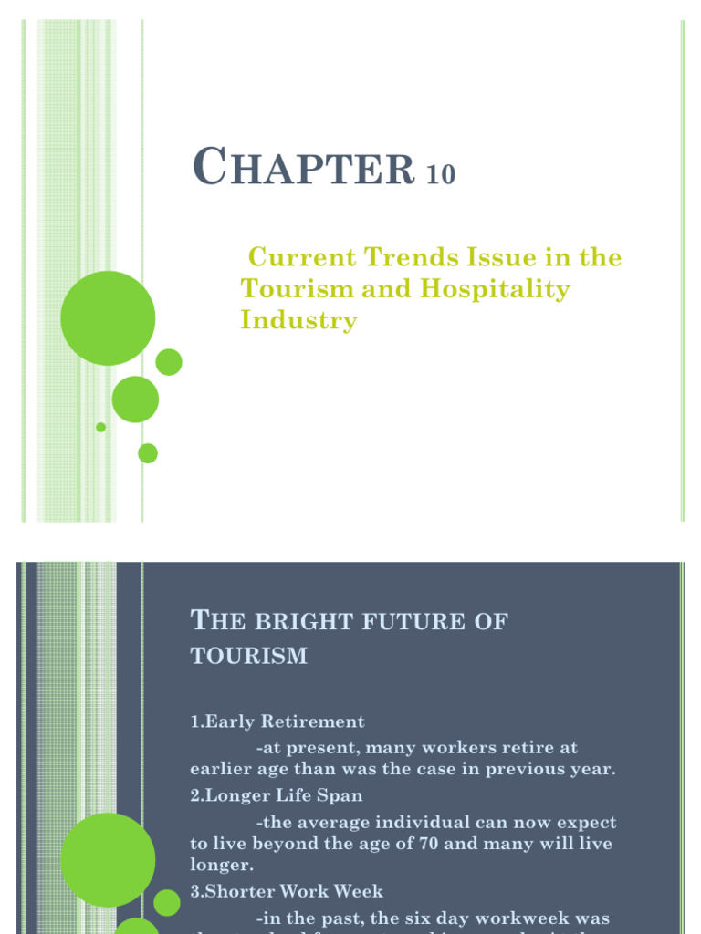Chapter 10 Current Trends and Issues in The Tourism and Hospitality ...