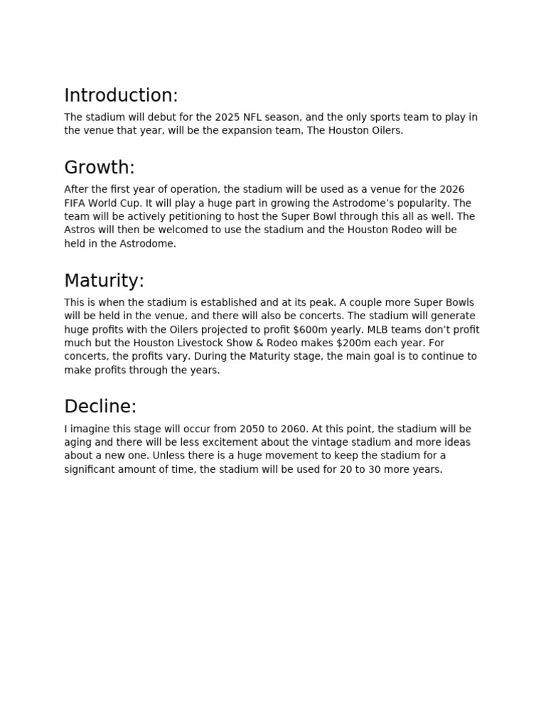 Sports and Entertainment Marketing - Unit 2 Activity | PDF