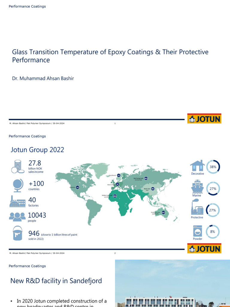 TG of Epoxy Coatings - MAB | PDF