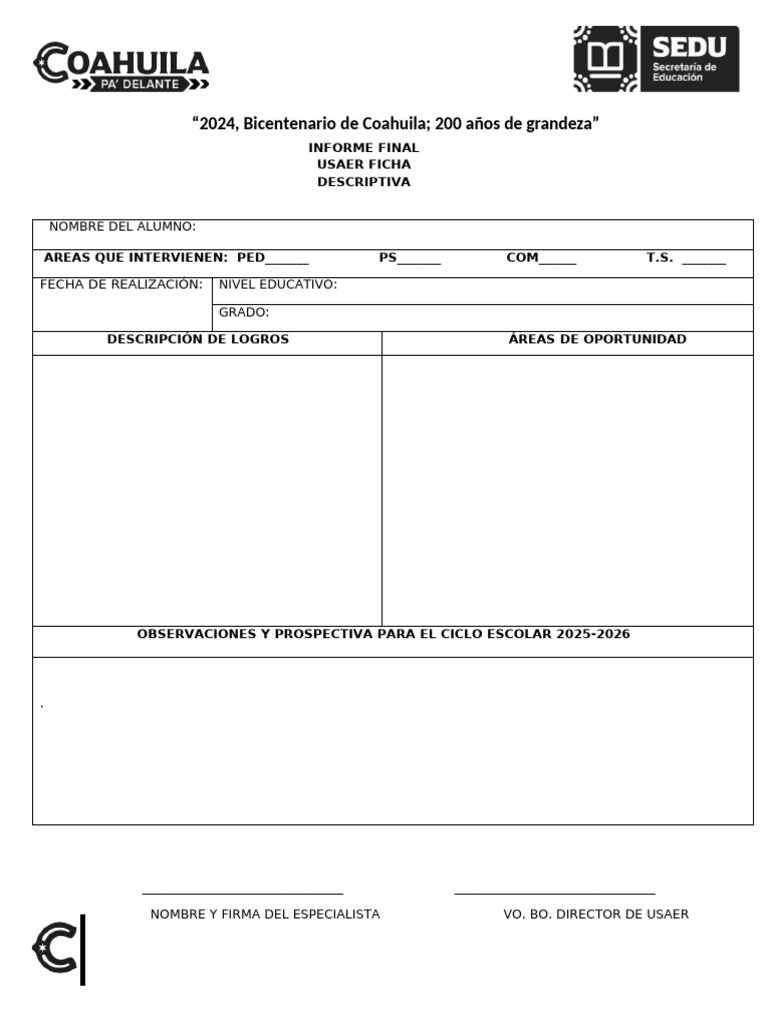 Anexo 5 Ficha Descriptiva | PDF