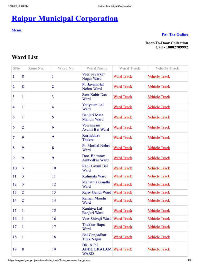 Ward - Name All 70 | PDF